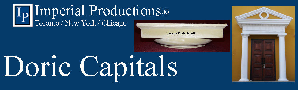 Doric Capitals for Round Columns