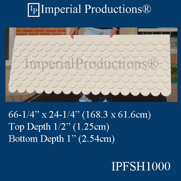 IPFSH1000-POL-PK4 Fishscale Panel Pack 4, ArchPolymer (sale US$176.06